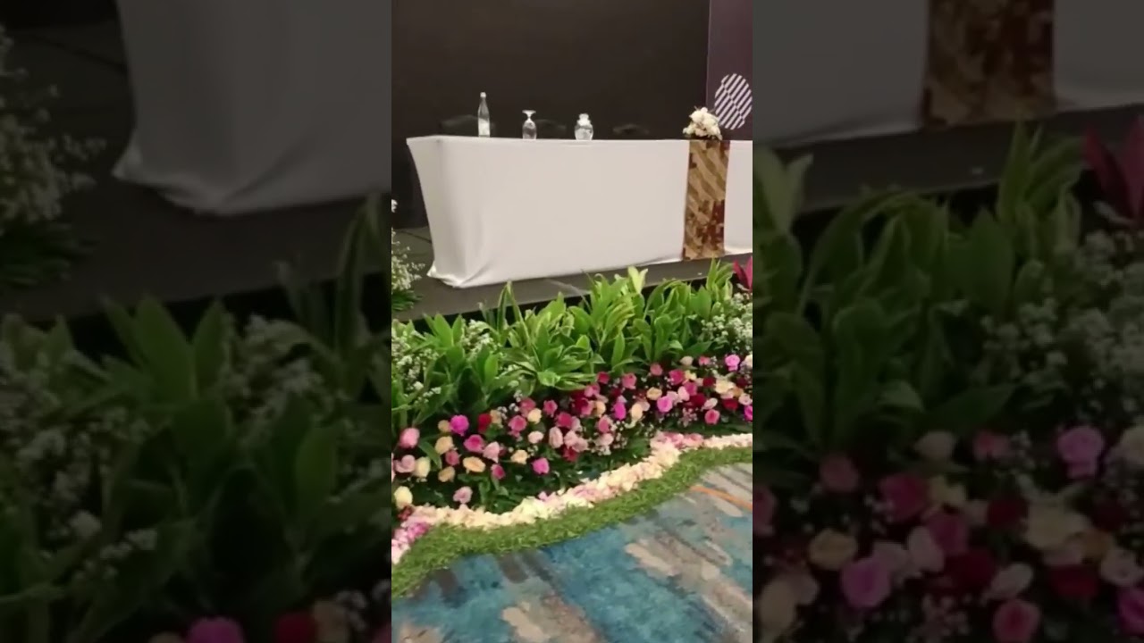 dekorasi taman panggung 2 Maret 2023