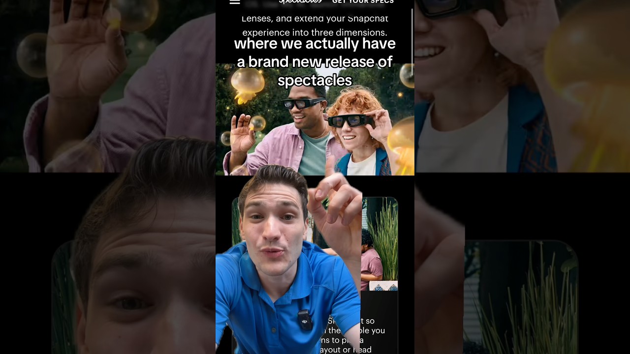 New Snapchat Spectacles! #tech #cooltech #snapchat #newtechnology #wearabletechnology