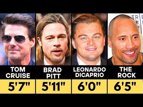 Actual & Real Heights of Hollywood Actors. How Tall Are Your Favorite Stars?