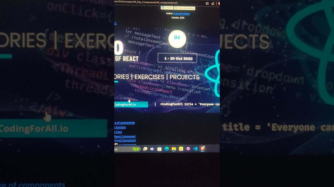 2024 Best GitHub Repository to Learn  React | Link in description | #shorts #coding #react