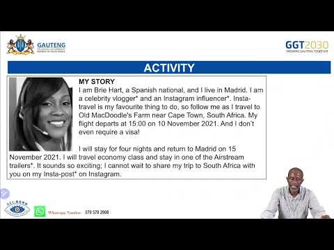 13 MARCH 2025 14:00 - 15:30 TOURISM GRADE 12