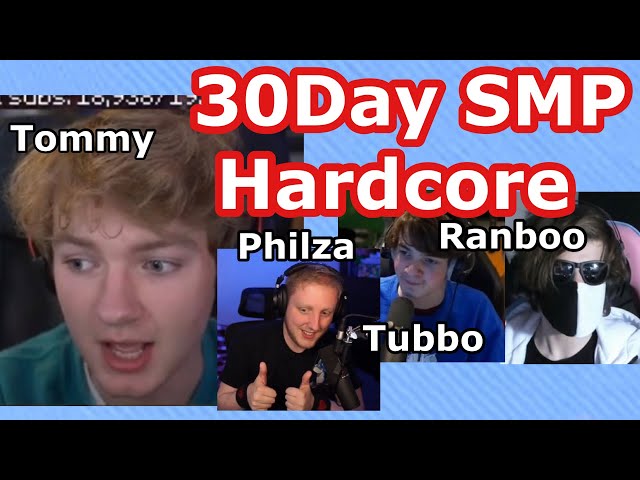 TommyInnit launches a new limited time Hardcore 30-day Minecraft SMP