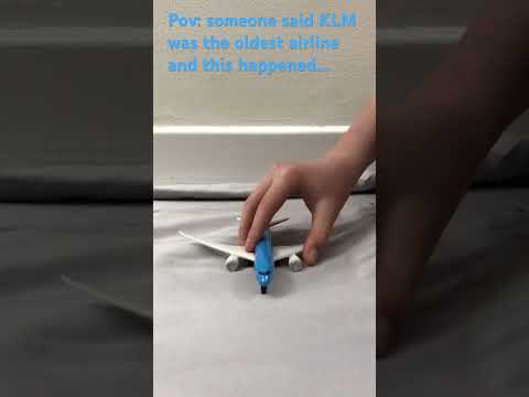 Someone said KLM is the oldest airline…#funny #aviation #klm #airlines