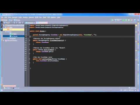 JavaFX Java GUI Tutorial - 28 - Properties Video Lecture - JavaFX Java GUI: Learn to build ...