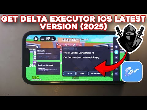 How to download & Install Delta Executor iOS V675 Best Roblox Mobile executor for iPhone/ipad