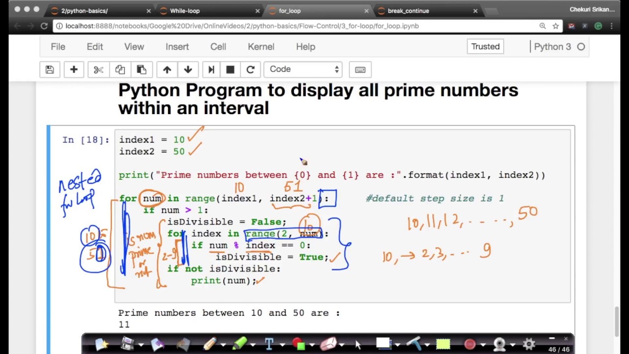 For Loop in Python | Python Loops Tutorial for Beginners | Applied AI Course