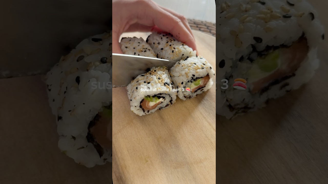 RECIPE BELOW 👇🏼 | Sushi at home