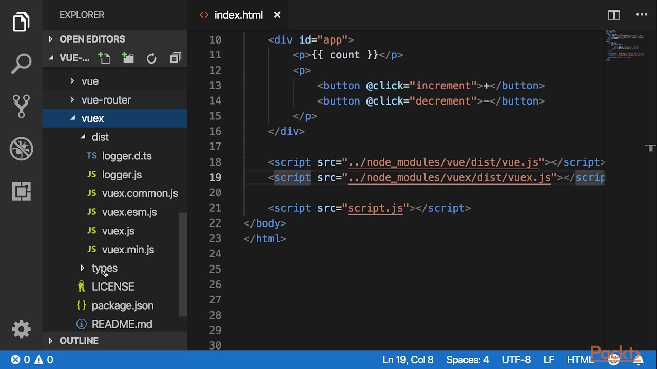 Full Stack Web Development with Vue.js & Node.js:Install Vuex & v-router|packtpub.com