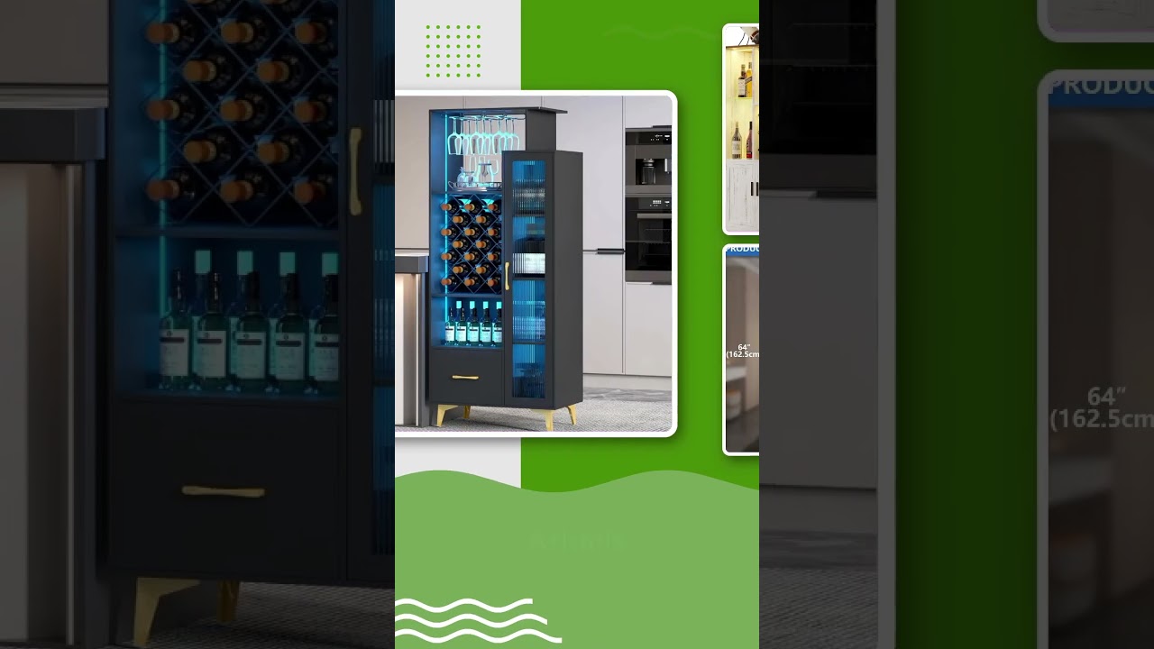 Illuminated Liquor Cabinet