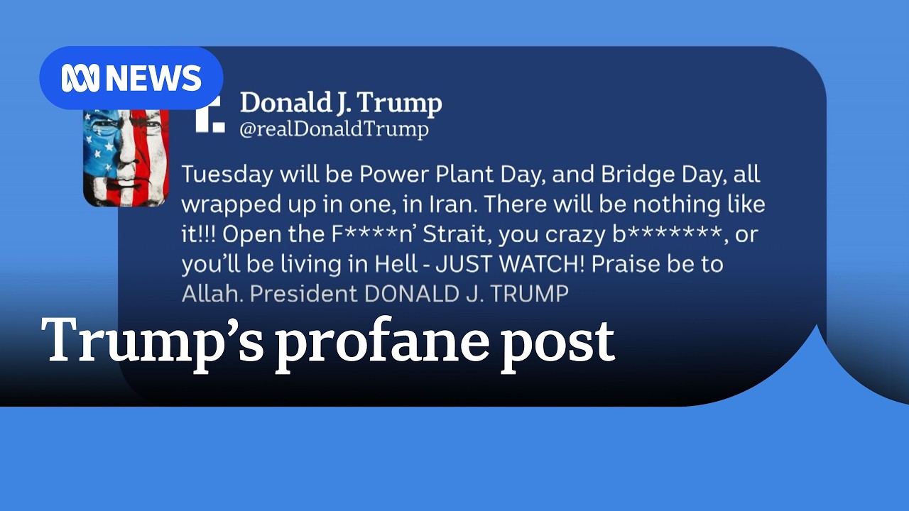 Trump threatens Iran in expletive-laden Truth Social post on Easter Sunday | ABC NEWS