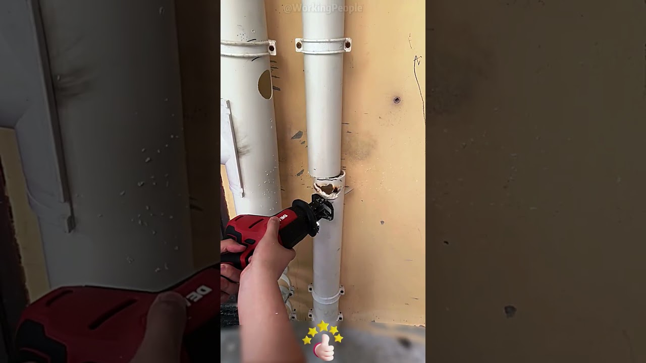 Quick Repair Tools & Skills for Damaged Drain Pipes 🚰✅