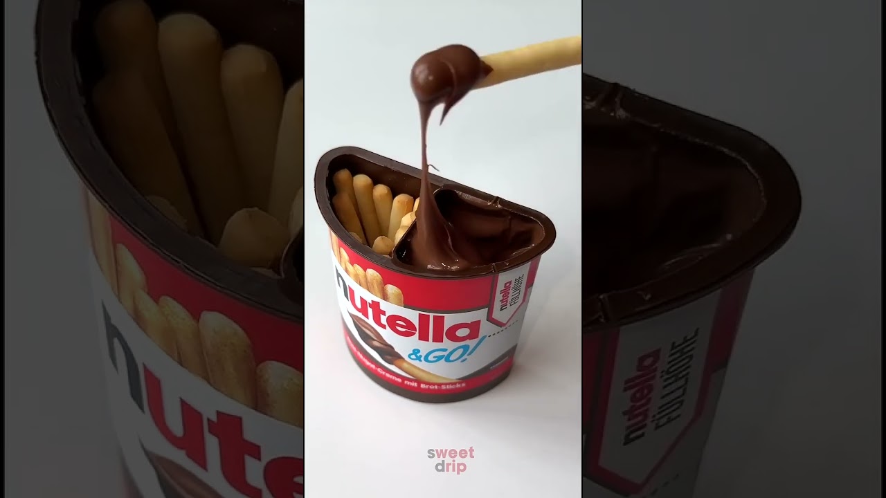 Nutella  GO Chocolate Dipping   ASMR 3