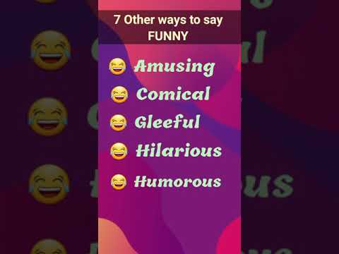 English Speaking Tips- 7 other ways to say #Funny #shorts
