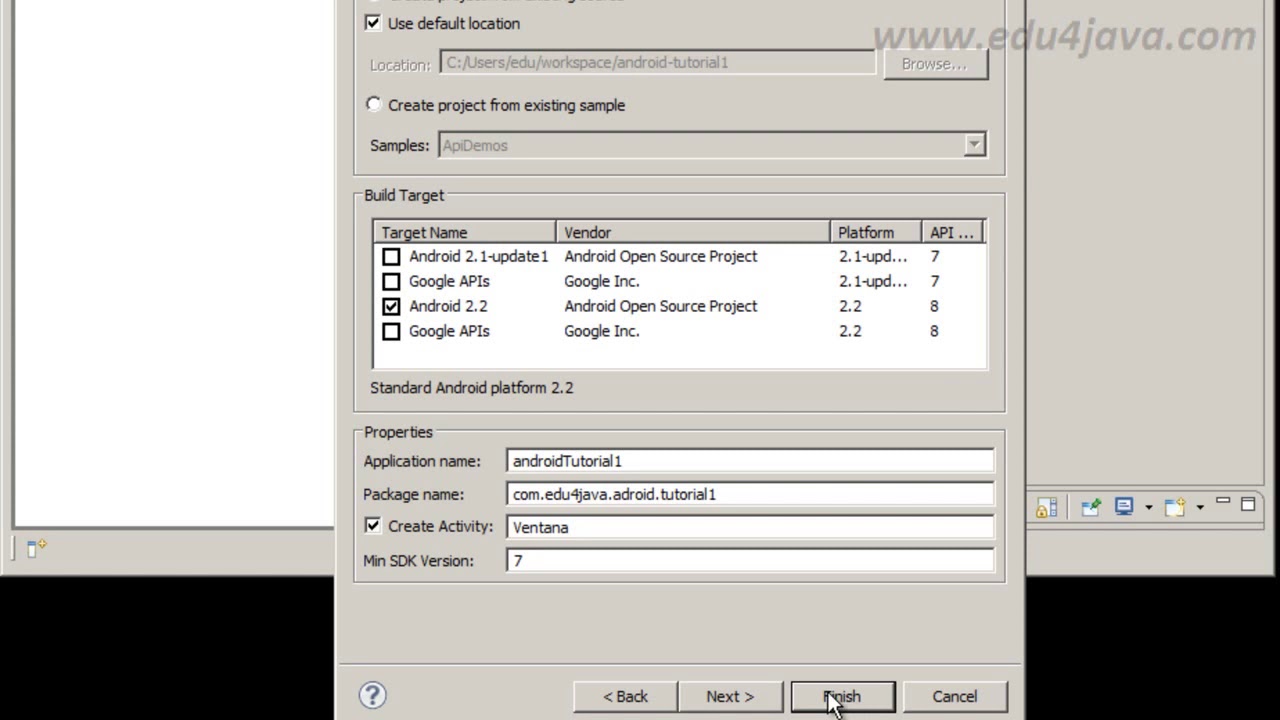 Android 1 Programming Tutorial install SDK Eclipse plugin and Hello world first program