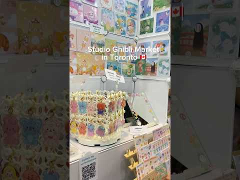 Studio Ghibli market 2025!! #Toronto #studioghibli