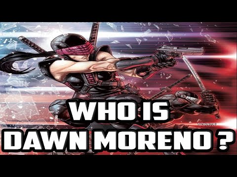 History and Origin of GI Joe's DAWN MORENO! Female Snake Eyes ?
