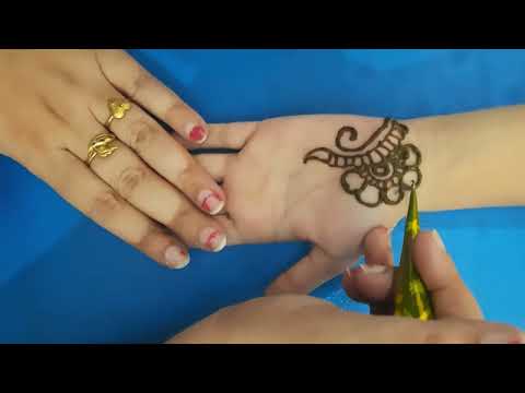 Easy Mehndi Designs for Kids | Quick & Fun Henna Patterns Tutorial | Gautami Arts (Part-02)