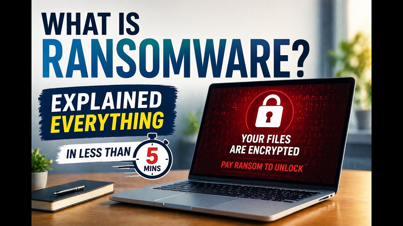 How Ransomware Works in 5 Minutes (Beginner Guide)? What is Ransomware?