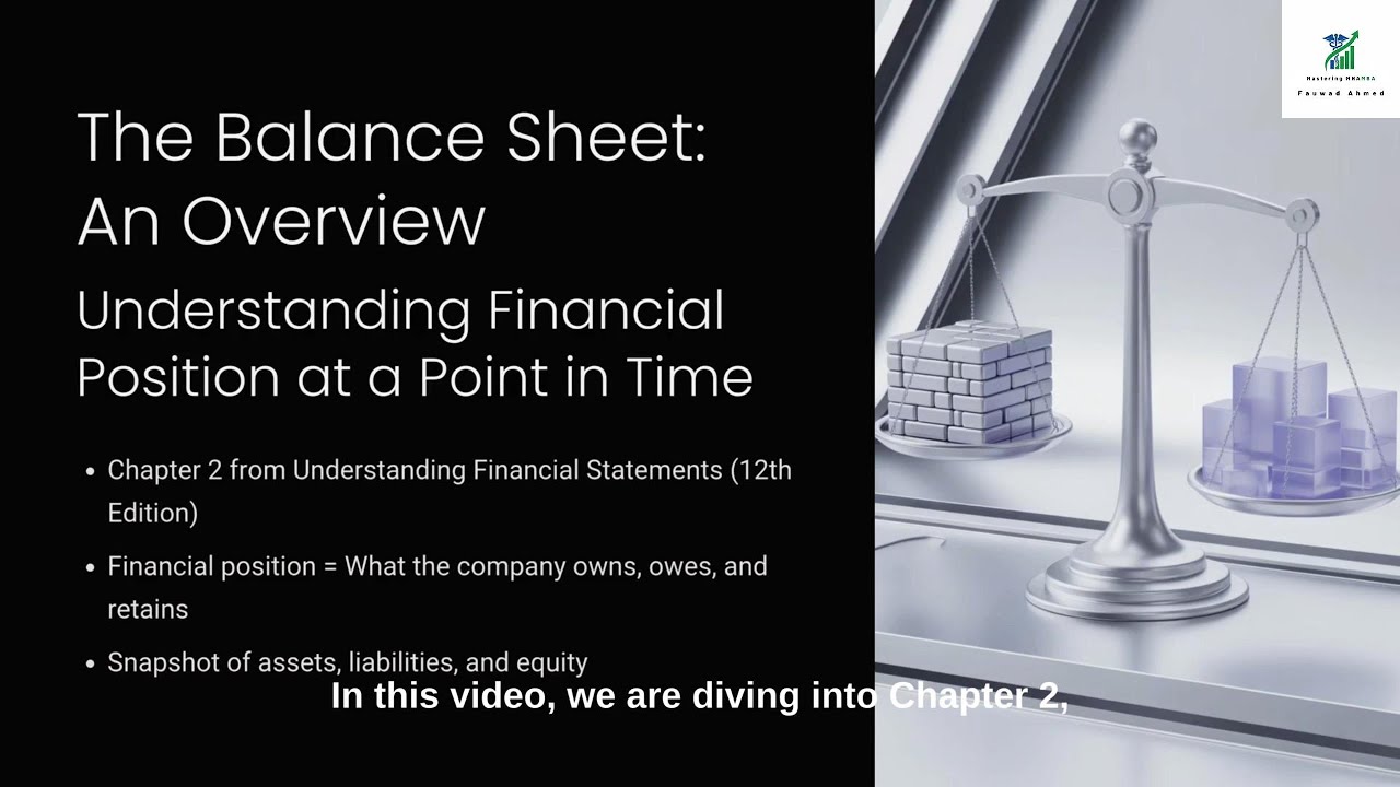Chapter 2 – The Balance Sheet: Understanding Financial Position