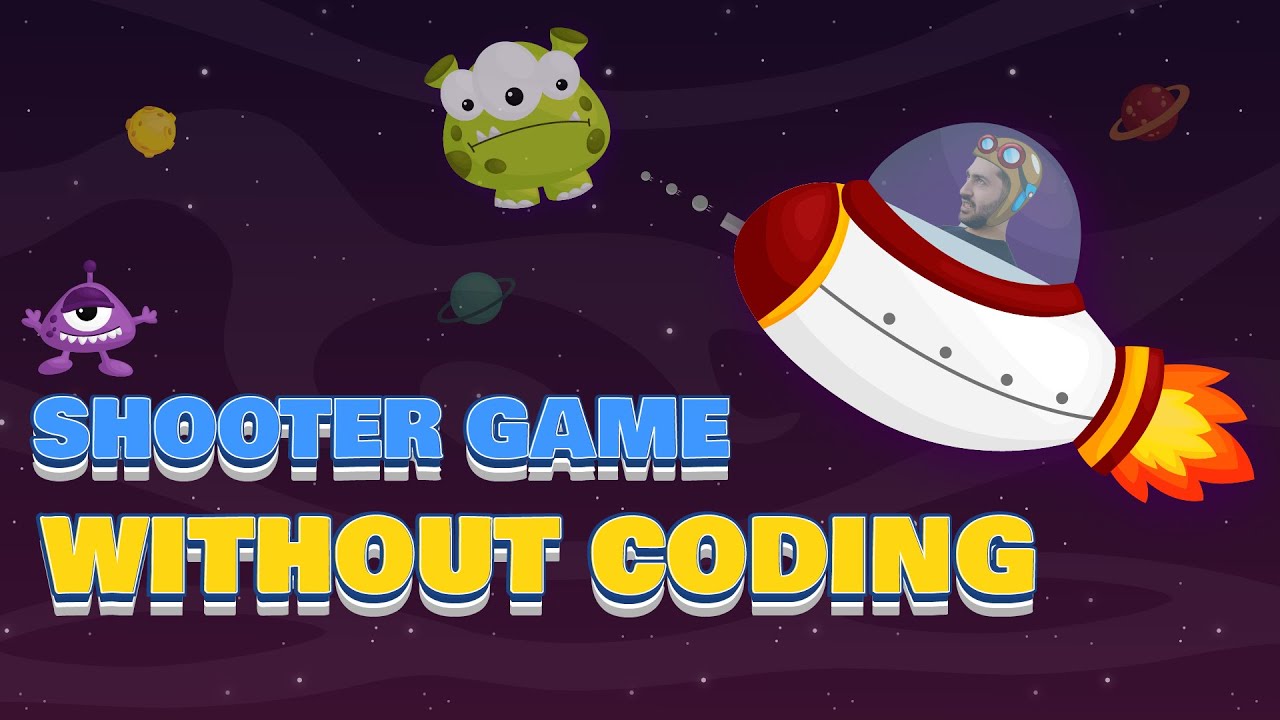 Shooter Game Without Coding (Construct 3 for Dummies) + Project Files