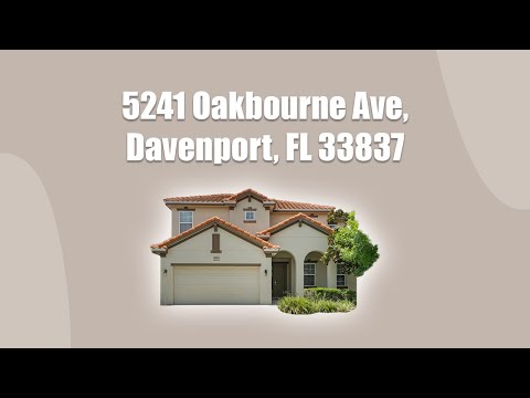 Deniz Realty Partners Listing: 5241 Oakbourne Ave, Davenport, FL 33837