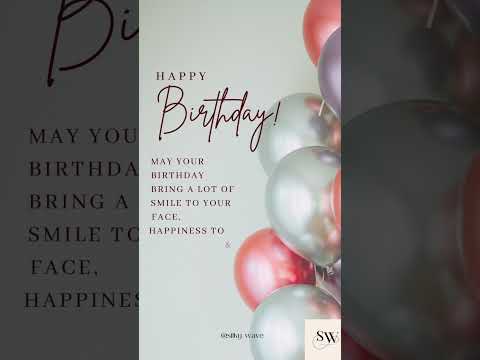 Happy Birthday GIF| Cute Video| WhatsApp Status| @SilkyWave