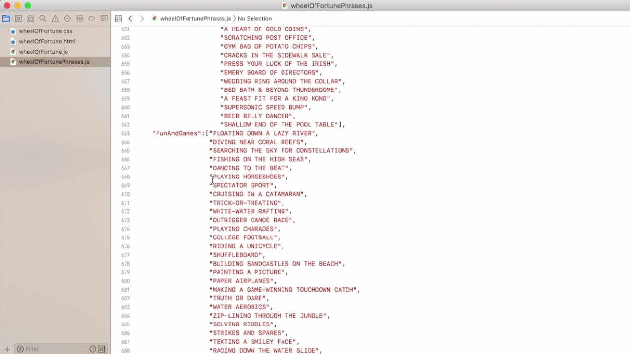 Wheel Of Fortune Code - (Part 2)