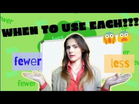 Fewer or Less? What's the difference? | Simple English Advice