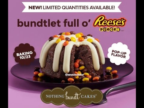 Nothing Bundt Cakes Bundtlet Full O' Reese’s Pieces Review