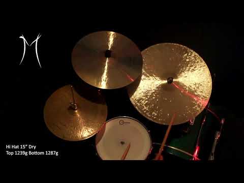 Marcus Cymbals - Hi Hat 15" Top 1239g Bottom 1287g B20 - #0047/48 en set