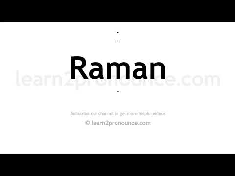 How to pronounce Raman | English pronunciation
