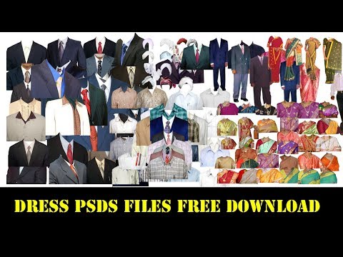 Dress suit psd layers | photoshop tutorial