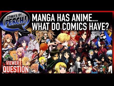 Manga has Anime; what do comics have?