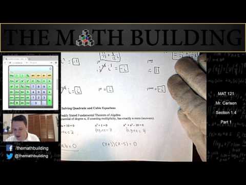 MAT 121 1.4 Part 1
