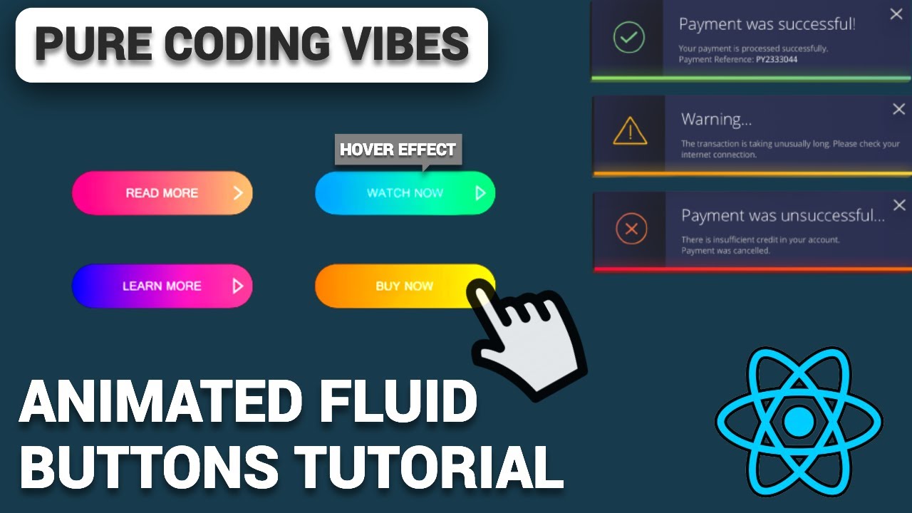 React ANIMATED MOTION BUTTON  in Under 30 Minutes - Tutorial