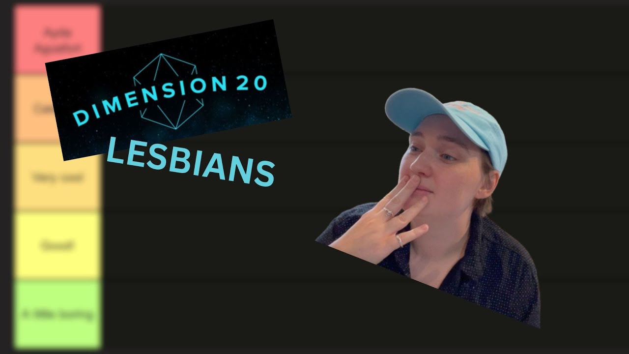 Tier ranking all of the lesbians as created and portrayed by Brennan Lee Mulligan on Dimension 20
