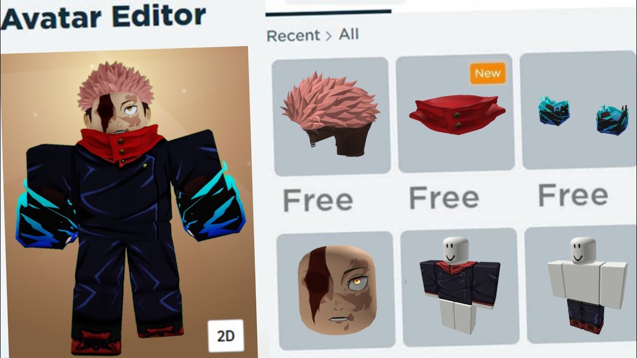 FREE YUJI ITADORI SKIN ON ROBLOX!😎🤑GET THESE FREE YUJI ITADORI ITEMS BEFORE ITS OFFSALE!😳😱(2025)