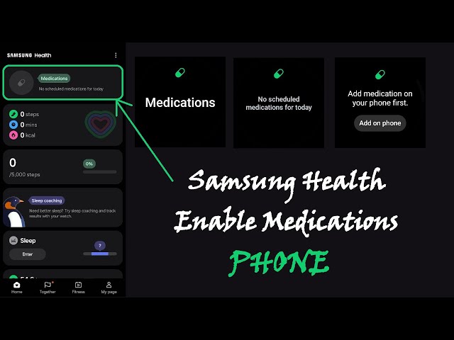 How to Enable the New Medications Feature in Samsung Health | Galaxy.ai