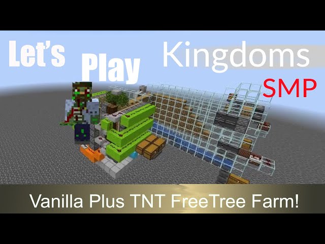No TNT Auto Tree Farm with Vanilla Plus! Minecraft Map