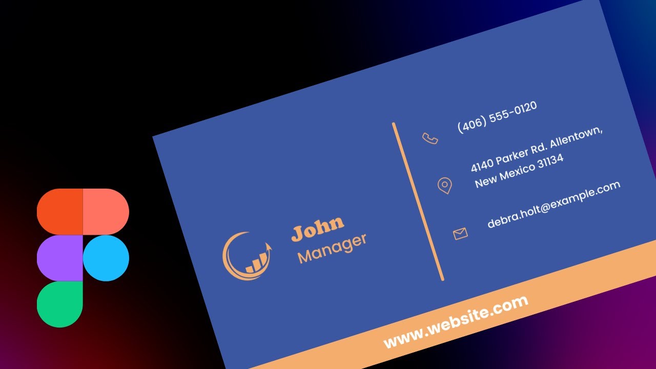 Figma Tutorial - Crate Business Card in Figma