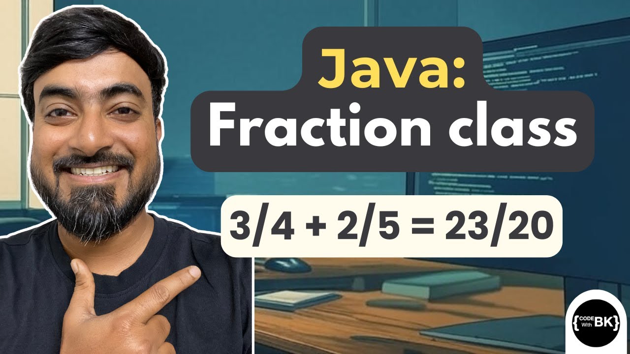 Java Program to Create Fraction Class