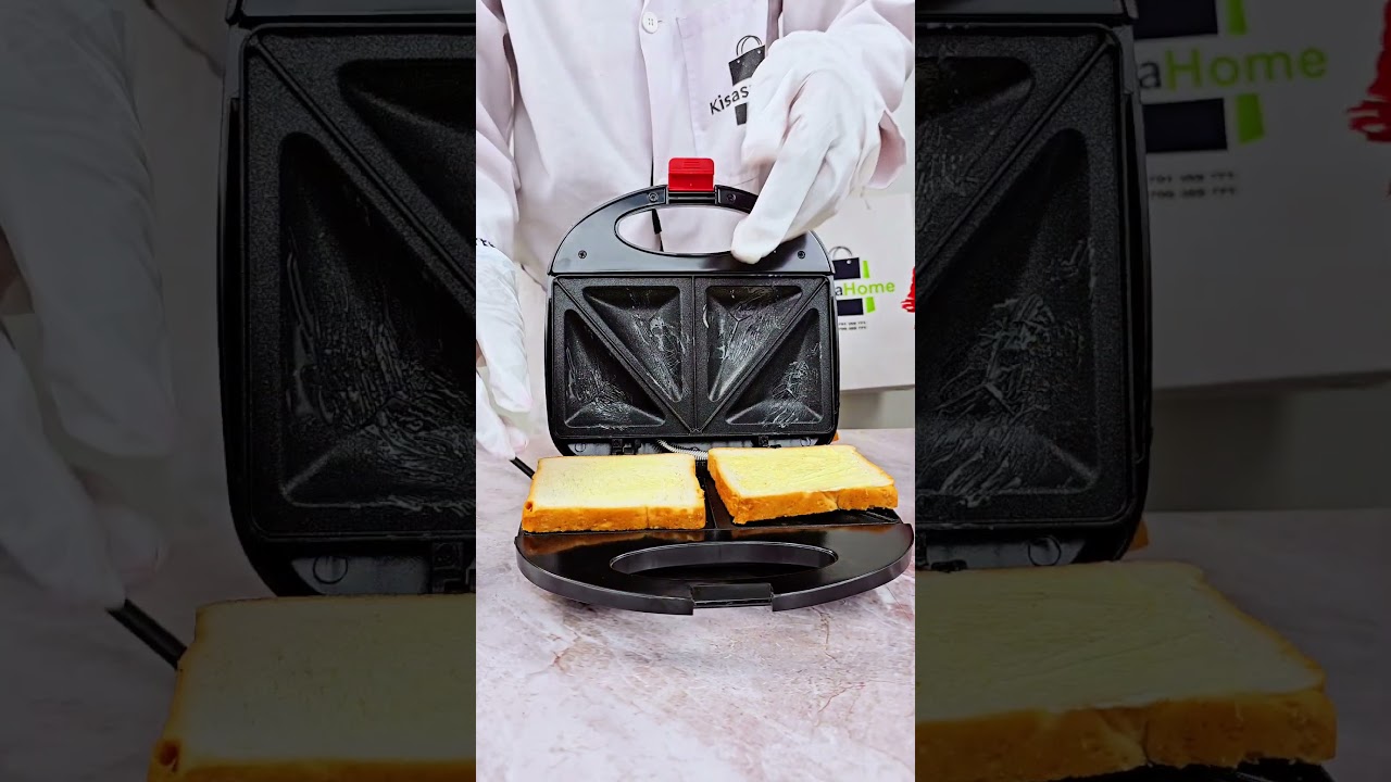 Make perfect toasties in minutes!This easy-to-use sandwich maker gives you crispy, golden results.