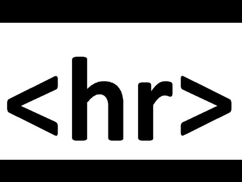 Learn HTML Code: horizontal rule