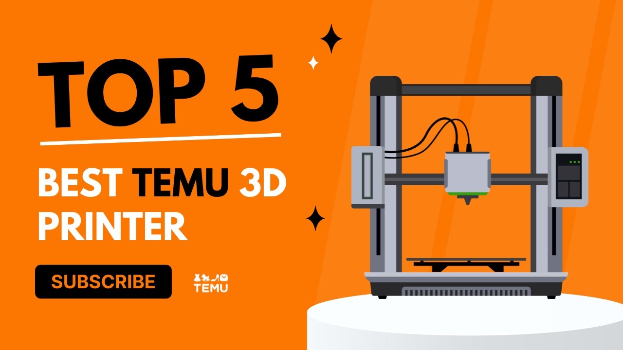 🚀 BEST TEMU 3D PRINTER  | TOP 5