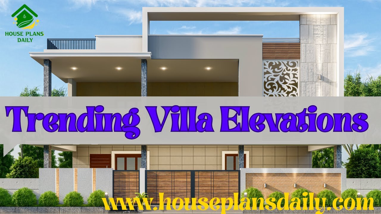 Trending Villa Elevations | Modern Architecture Design - House Designs ...