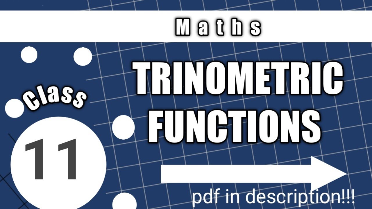 Trigonometric Functions Class-11th Chapter-3 Maths || Best handwritten notes 💙|| pdf in description