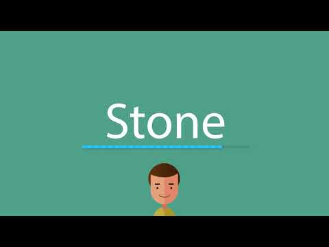 How to pronounce Stone