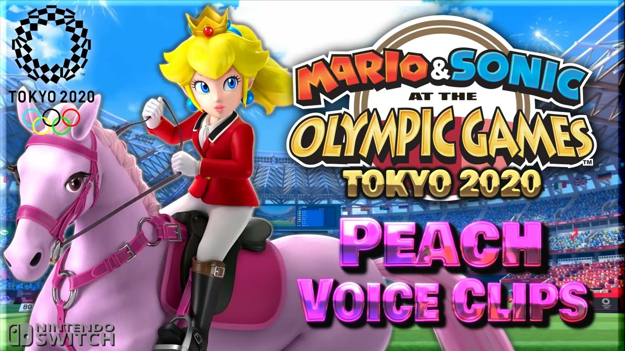 All Princess Peach Voice Clips • Mario & Sonic at the Olympic Games Tokyo 2020 (Samantha Kelly)