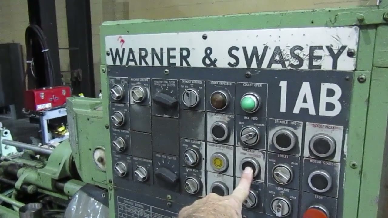 Warner & Swasey #1 AB Bar Machine