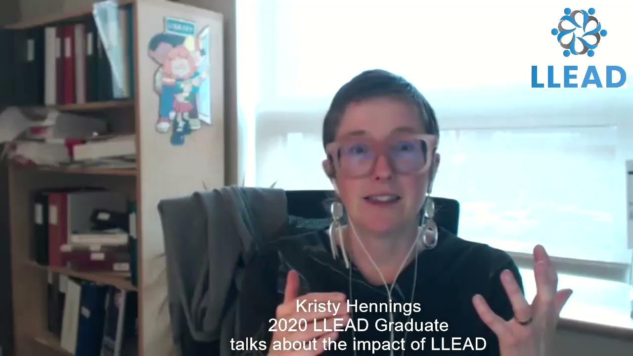 Kristy Hennings, Branch Manager @ Okanagan Regional Library talks about LLEAD's impact for her.